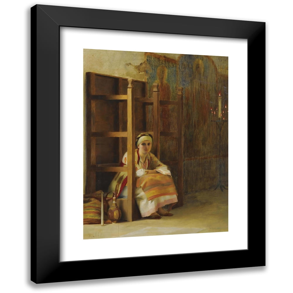 Theodoros Ralli 14x18 Black Modern Framed Museum Art Print Titled ...