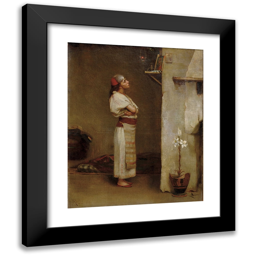 Theodoros Ralli 15x18 Black Modern Framed Museum Art Print Titled ...