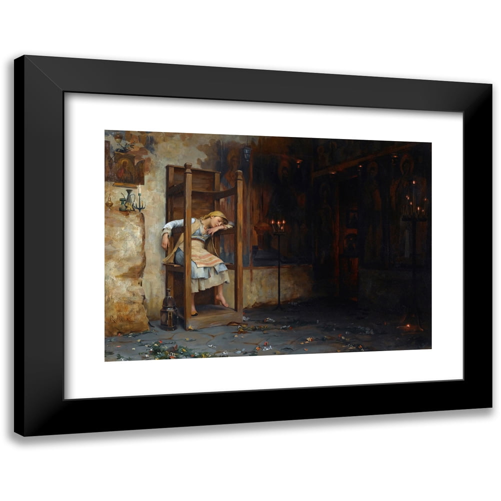 Theodoros Ralli 18x14 Black Modern Framed Museum Art Print Titled ...