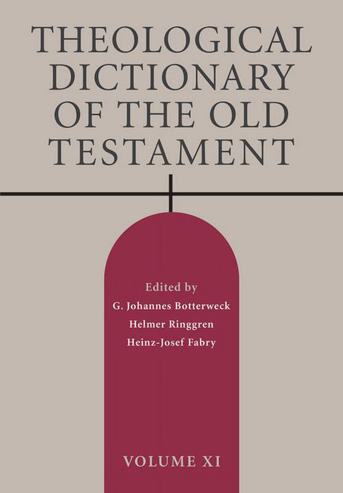 Theological Dictionary of the Old Testam Theological Dictionary of the ...
