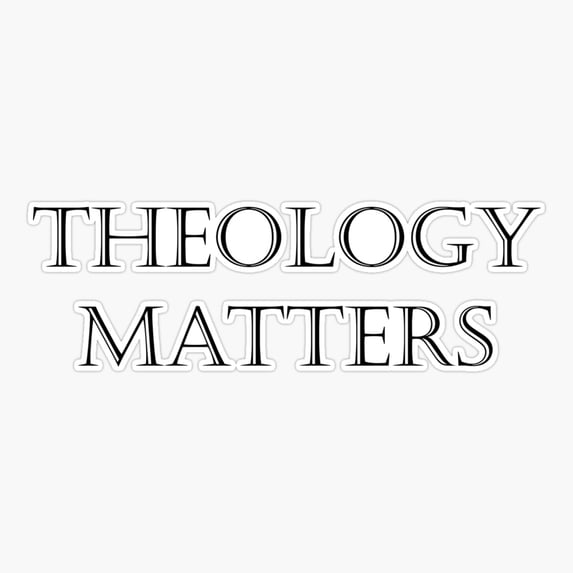 Theology Matters Sticker Sticker - Walmart.com