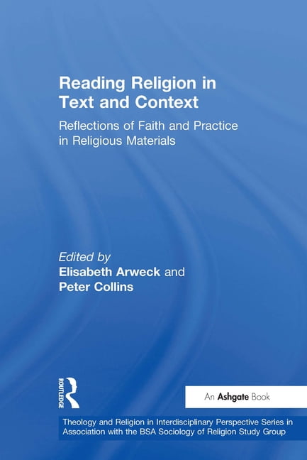 Theology and Religion in Interdisciplina Reading Religion in Text and ...