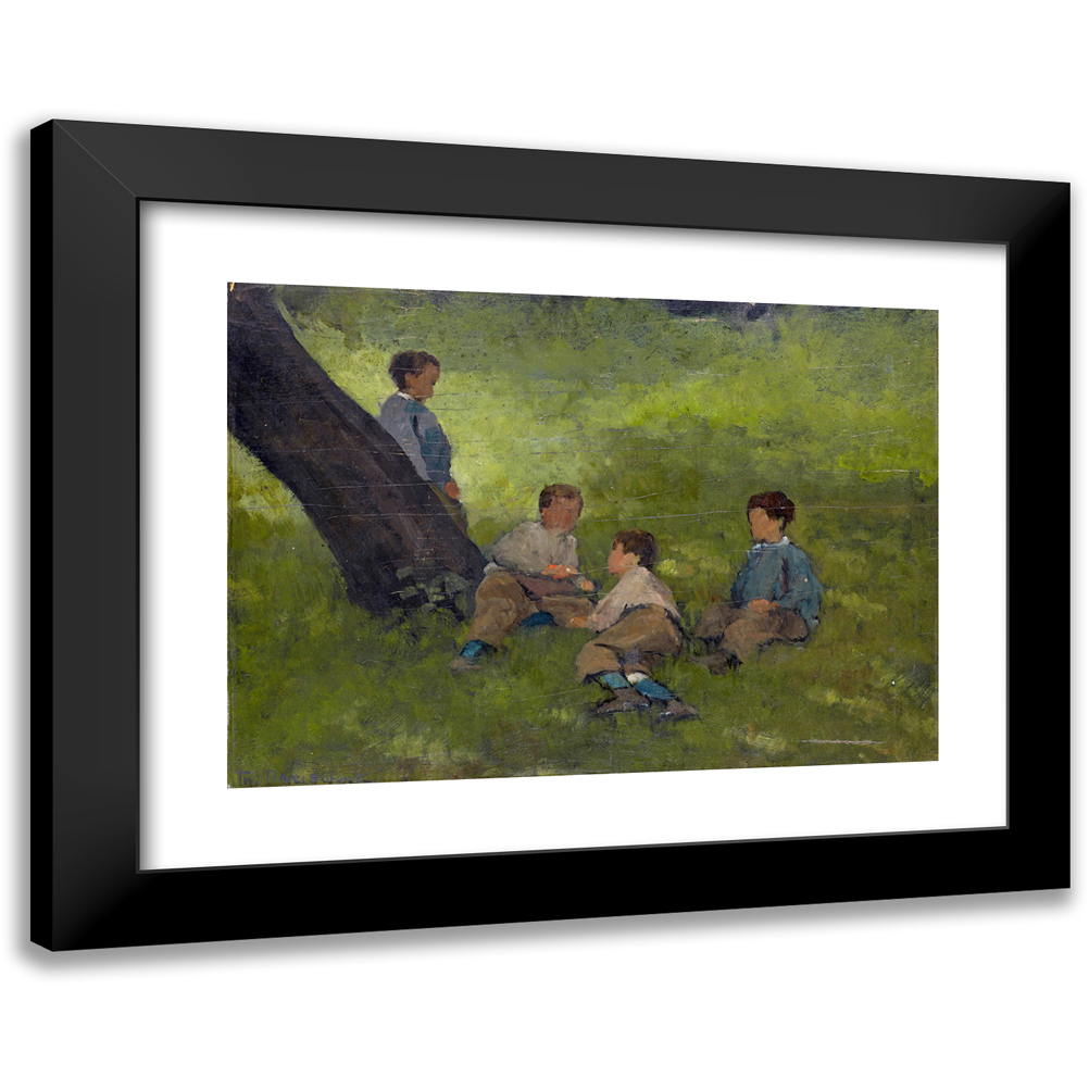 Theophil Preiswerk 24x18 Black Modern Framed Museum Art Print Titled ...