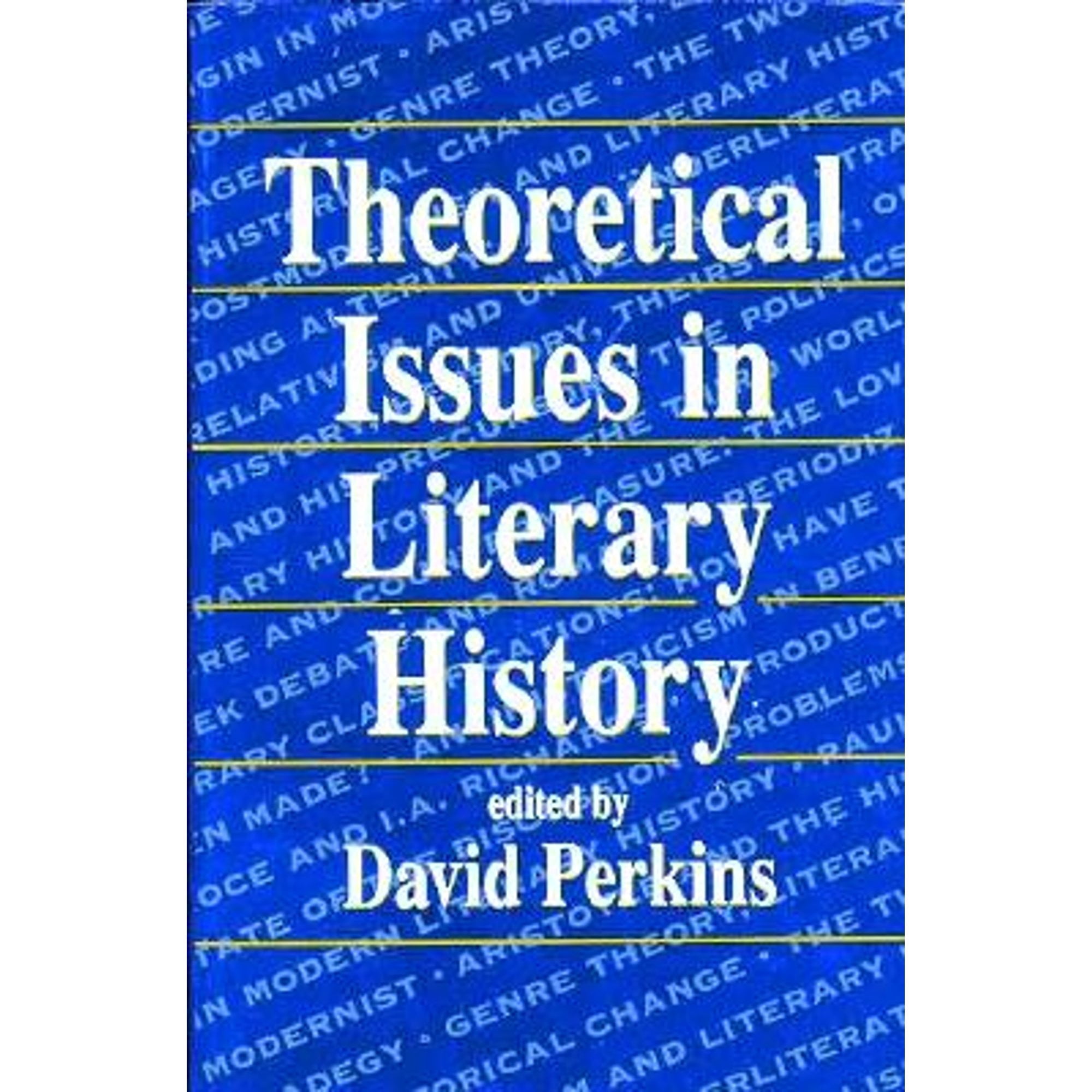 Pre-Owned Theoretical Issues in Literary History (Paperback) 0674879139 ...