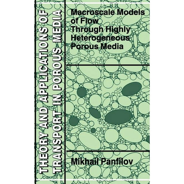 Theory And Applications Of Transport In Porous Media Macroscale Models Of Flow Through Highly