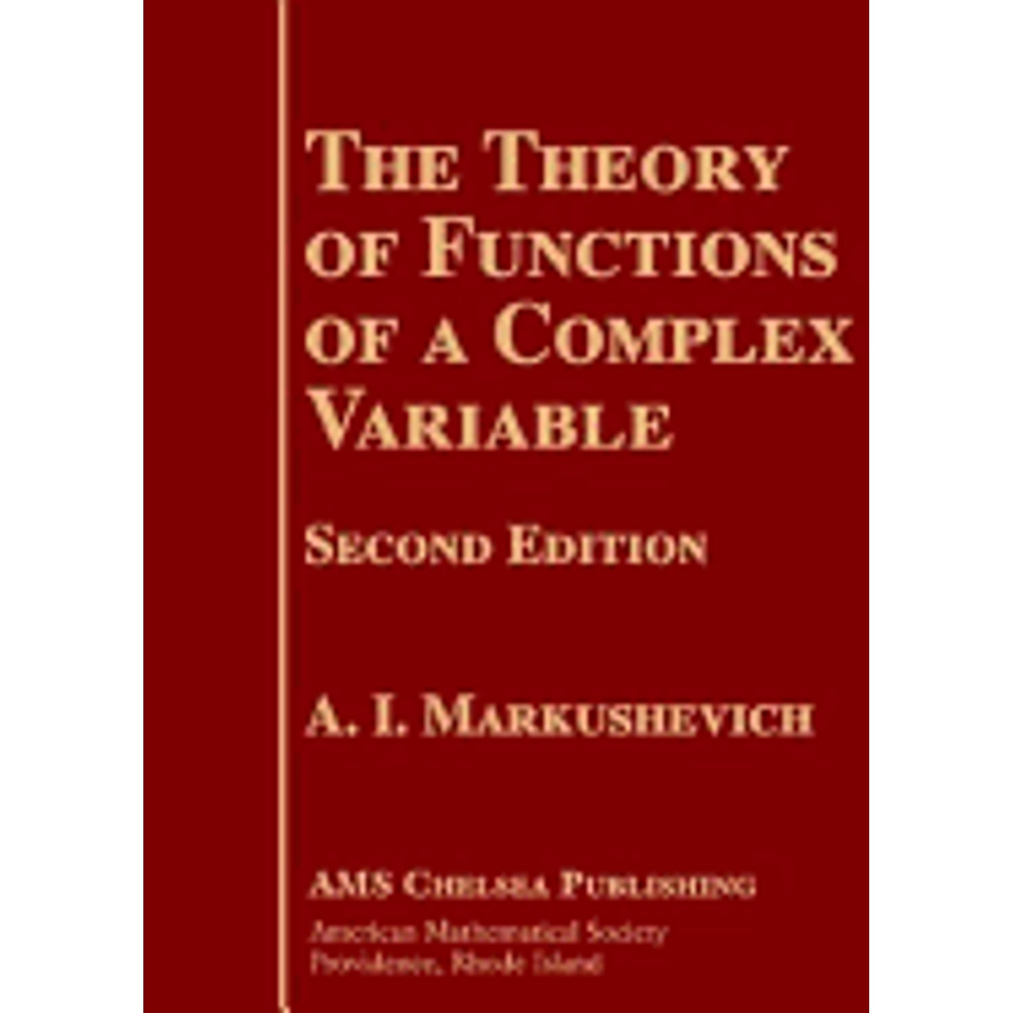 Pre-Owned Theory of Functions of a Complex Variable, Second Edition (3 ...