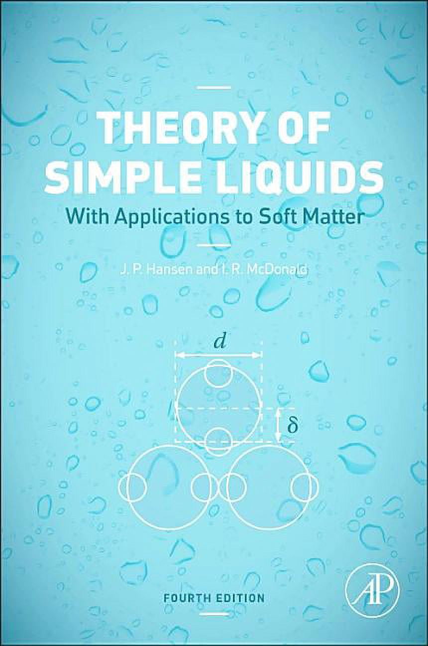 Theory of Simple Liquids: with Applications to Soft Matter - Walmart.com