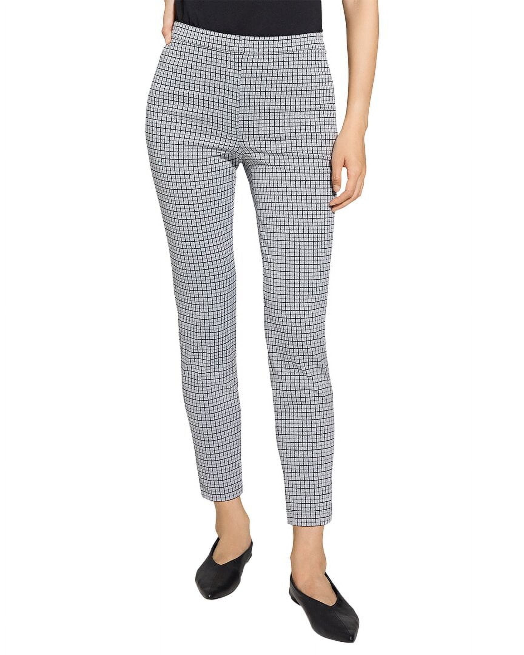 Theory womens High Waist Taper Pant, 00, Grey - Walmart.com