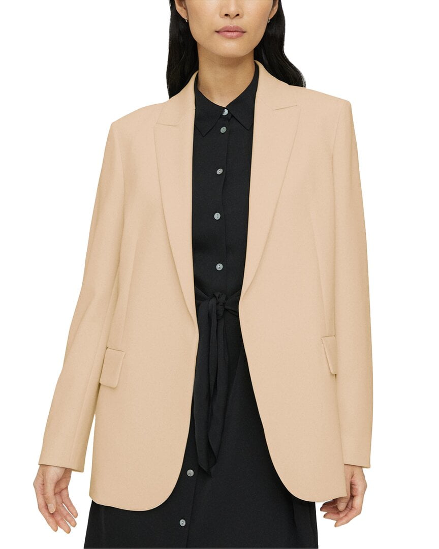 Theory womens Relaxed Admiral Jacket, 2, Brown - Walmart.com