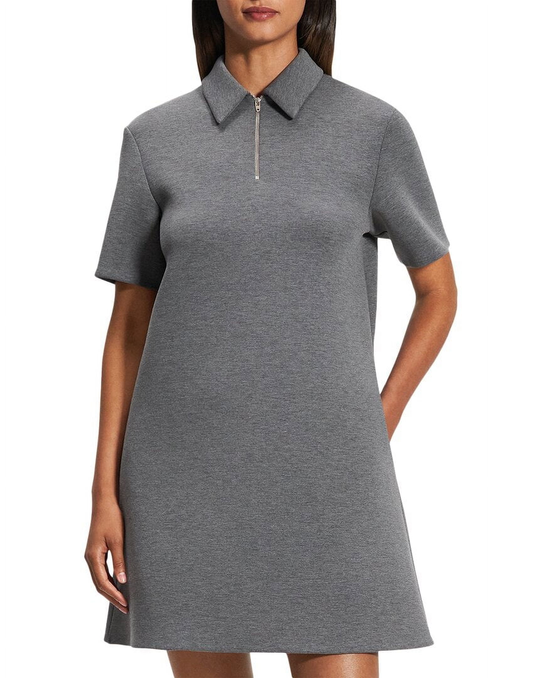 Theory womens Scuba Half Zip Dress, s - Walmart.com