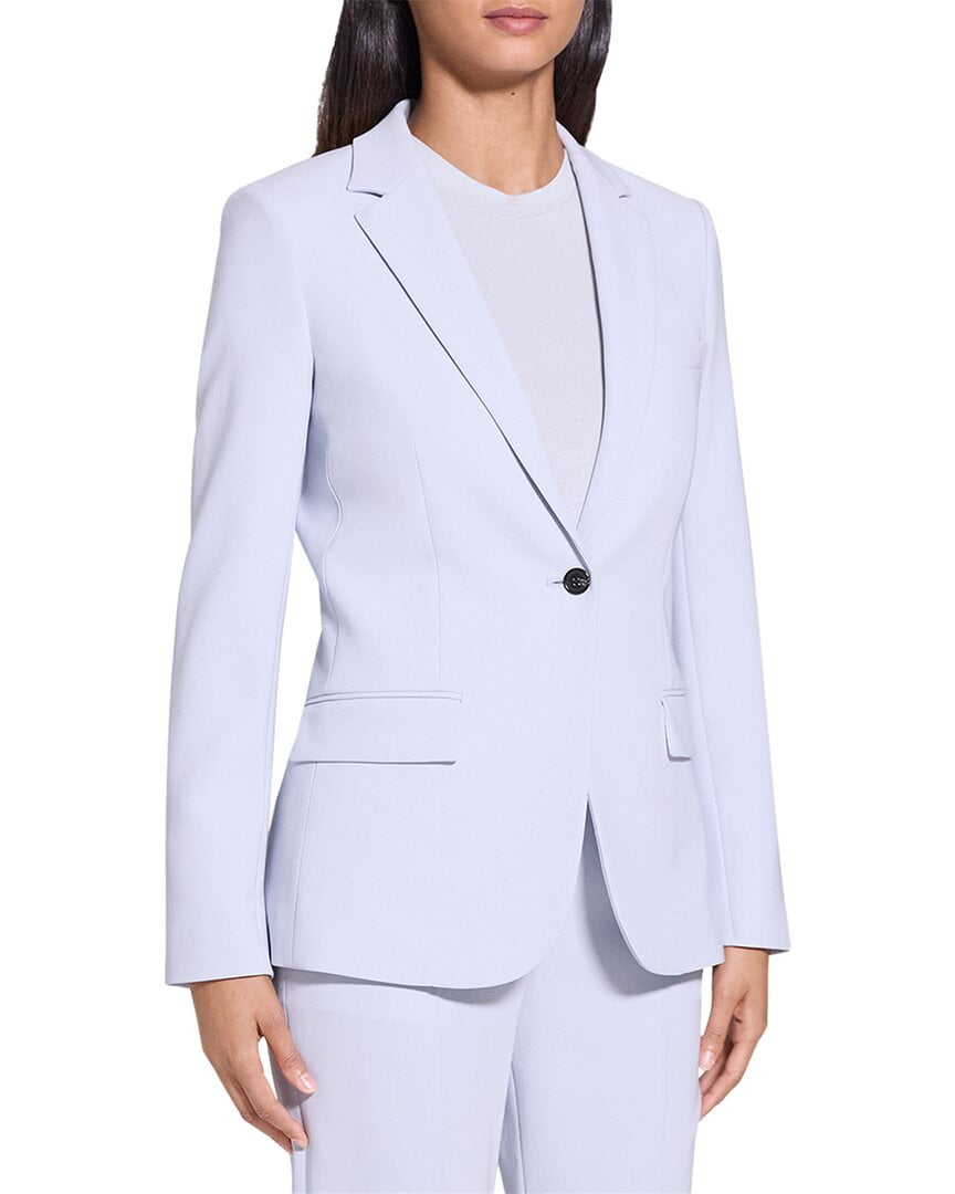 Theory womens Staple Blazer, 10, Blue - Walmart.com