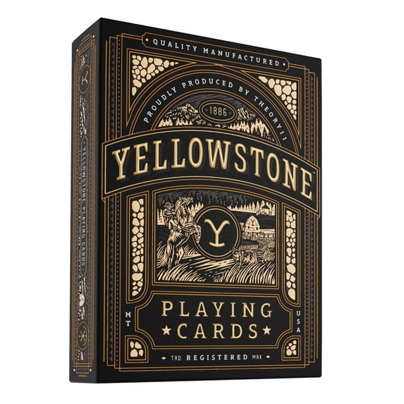 Theory11 Yellowstone Premium Playing Cards for Game Night, Durable with ...