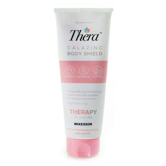 Thera Calazinc Body Shield Skin Cream for Dry, Chafing, Itchy Skin - 4 ...