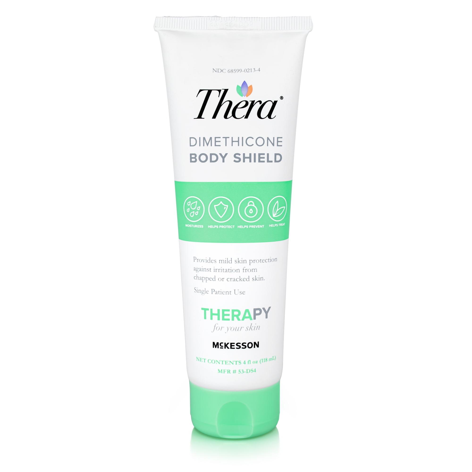 Thera Dimethicone Body Shield Cream for Dry, Sensitive Skin - 4 oz, 12 ...