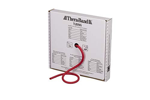 TheraBand Professional Latex Resistance Tubing Resistance Level: Red ...