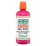 TheraBreath AM + PM Mouthwash Bundle, Morning & Overnight Rinses, 16 fl ...