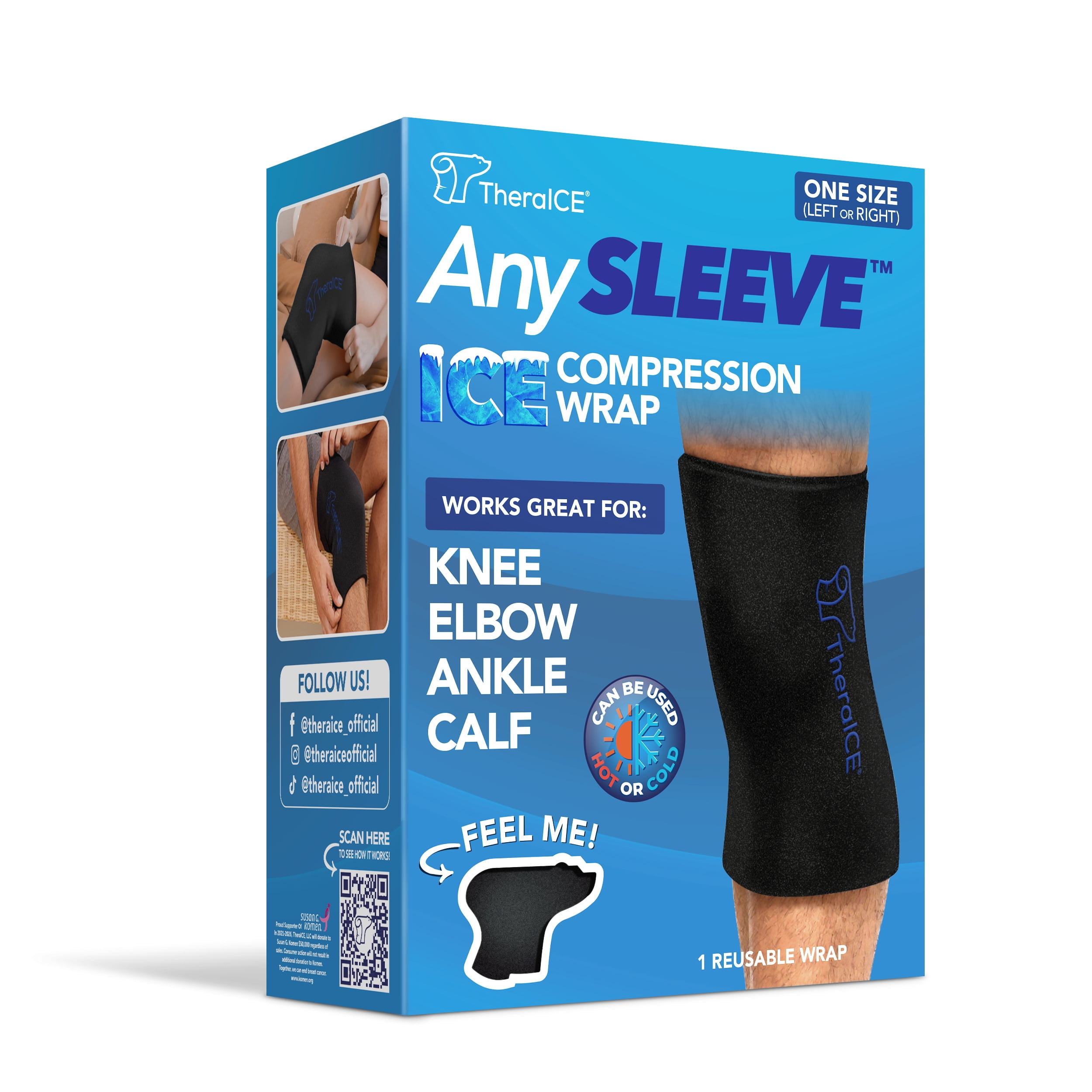 TheraICE AnySLEEVE™ Ice Compression Wrap - Walmart.com