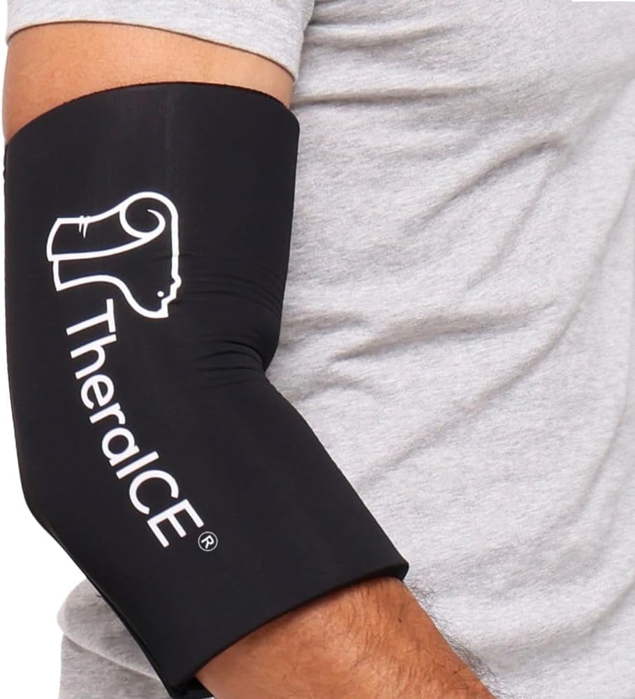 TheraICE Elbow and Knee Gel Ice Pack for Knee Sleeve, Reusable Elbow ...