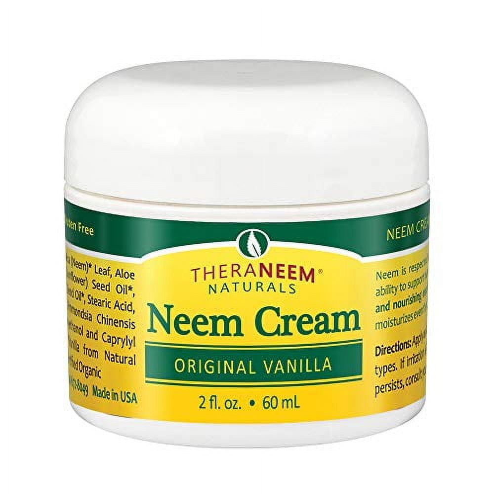 TheraNeem Cream Original Organix South Cream Vanilla, 2 oz, 3 Pack ...