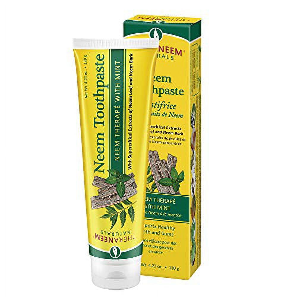 TheraNeem Neem Therape Toothpaste Mint Supports Healthy Teeth & Gums, 4 ...