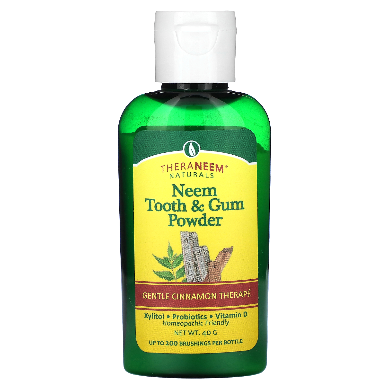 TheraNeem Herbal Neem Complete Care Natural Mint Tooth & Gum Powder ...