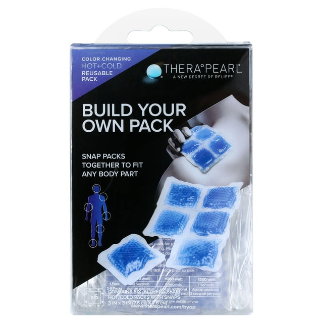 TheraPearl Color Changing Hot + Cold Reusable Build Your Own Pack, Pain ...