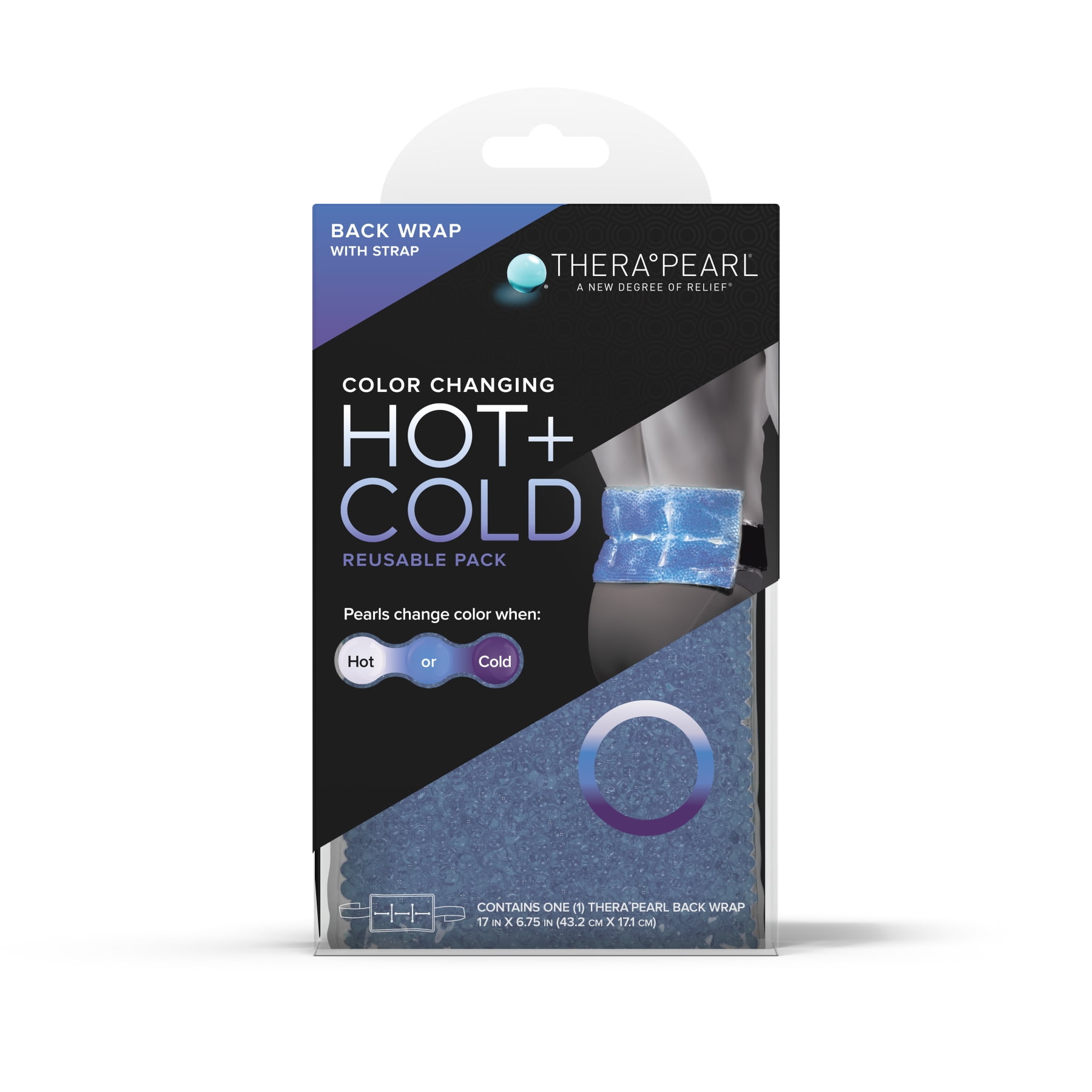 TheraPearl Hot and Cold Back Wrap for Back Pain - Walmart.com