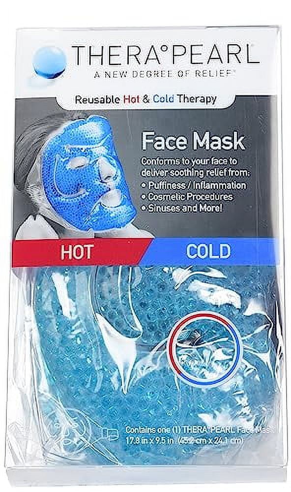 TheraPearl Reusable Hot And Cold Therapy Face Mask.. - Walmart.com