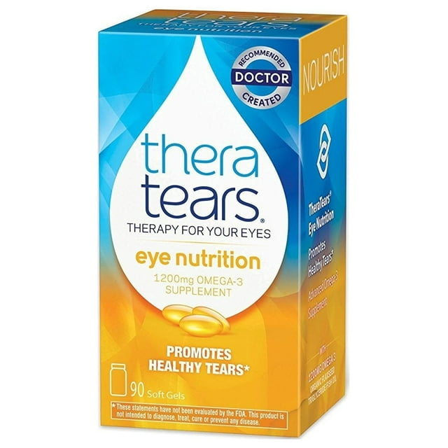 TheraTears Eye Nutrition Omega 3, Vitamin E, Flaxseed & Fish Oil ...