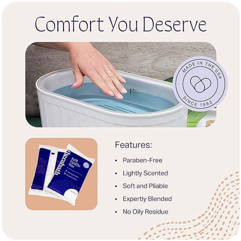 Therabath Paraffin Wax Refill - Thermotherapy - For Hands, Feet, Body ...
