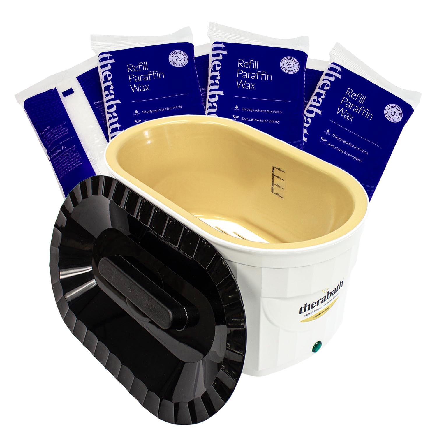 Therabath TB6 Paraffin Wax Bath - Limited Edition White & Gold ...