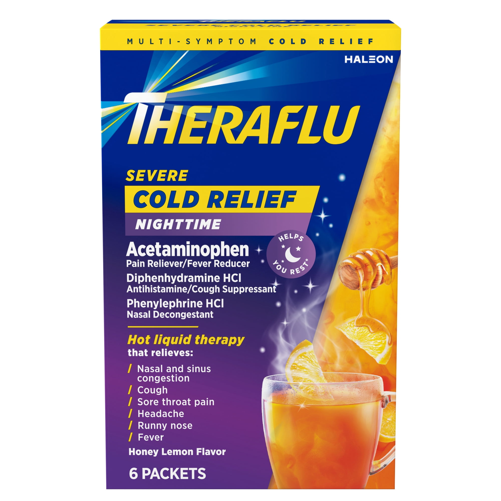 Theraflu Severe Cough Cold and Flu Nighttime Relief Nepal | Ubuy