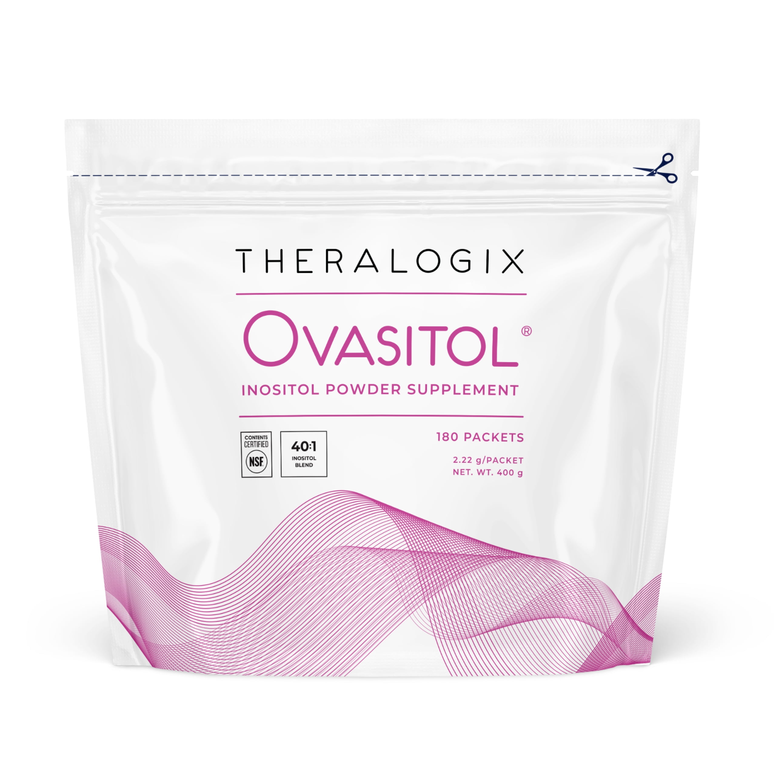 Theralogix Ovasitol Inositol Powder Packets - 180 Servings - Myo ...