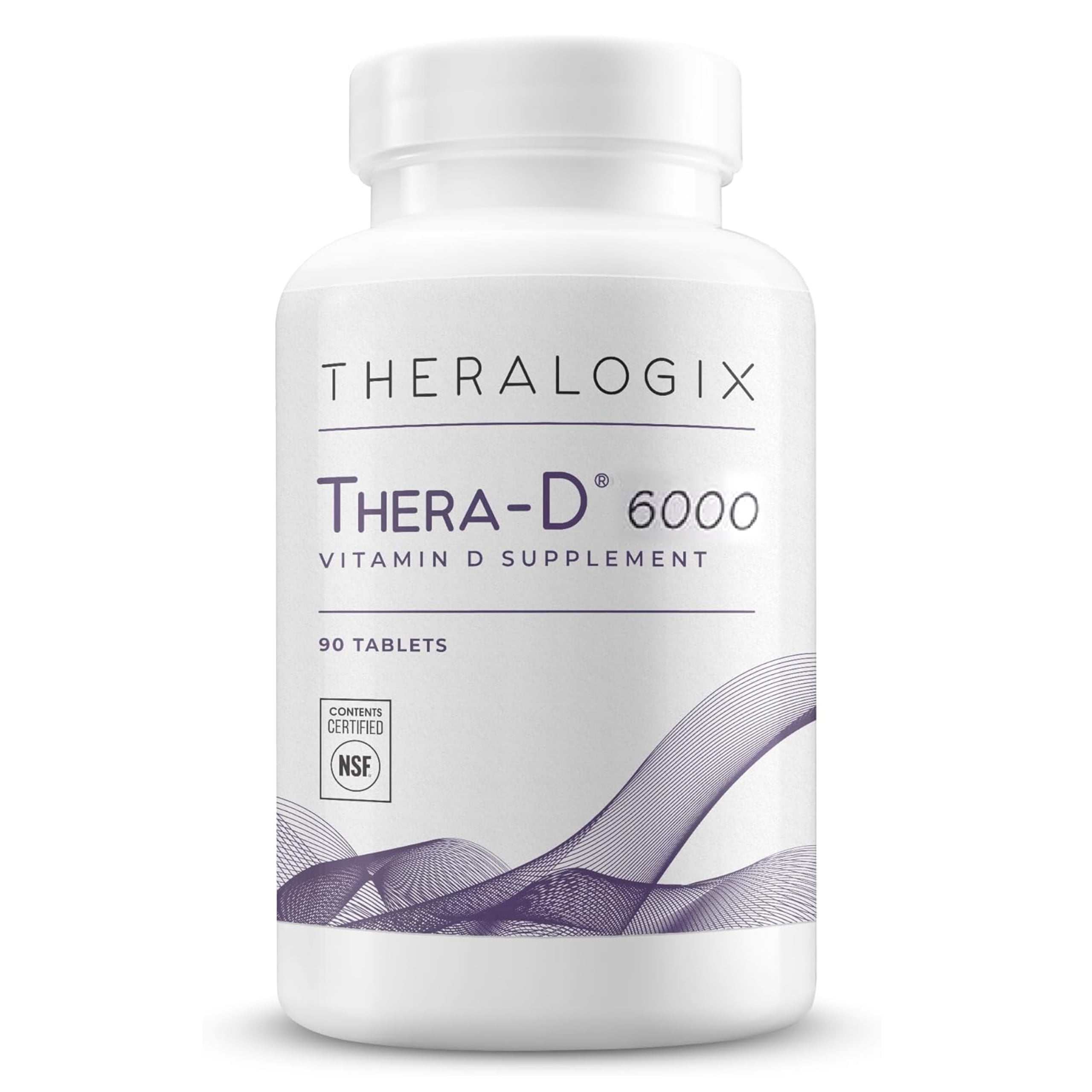 Theralogix Thera-D 6000 Vitamin D Supplement - 6,000 IU (150 mcg ...