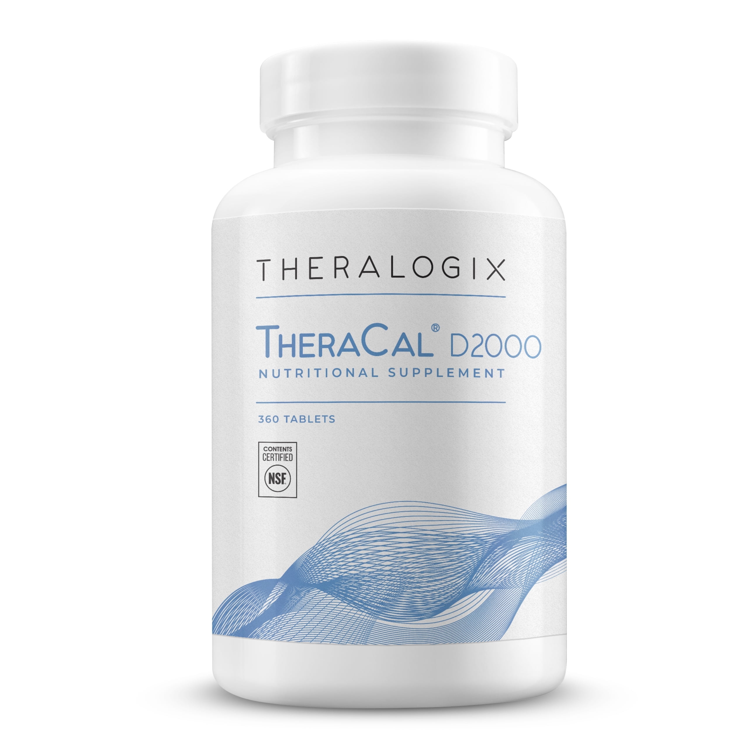 Theralogix TheraCal D2000, Bone Health Supplement with Calcium ...
