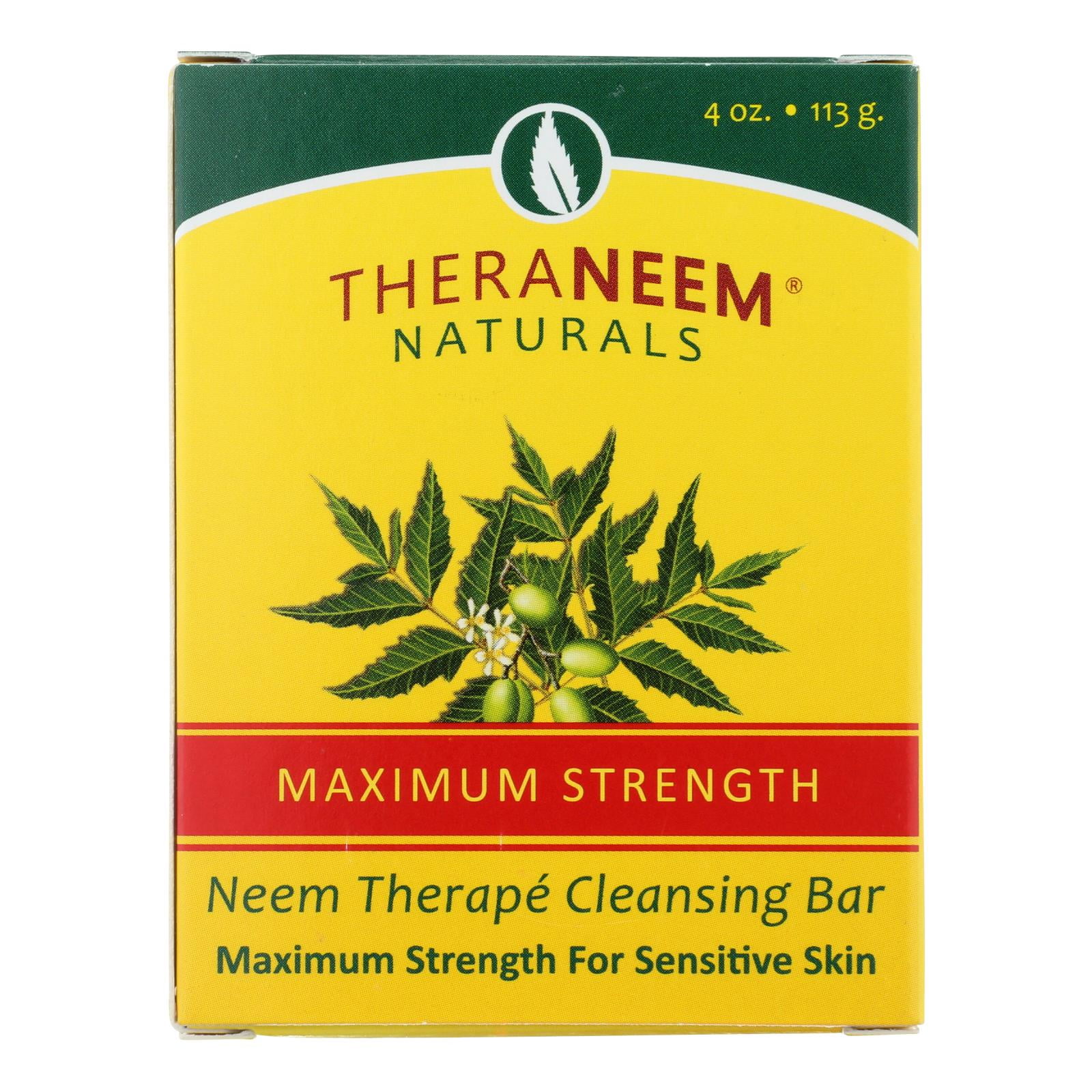Theraneem Naturals Maximum Strength Neem Therape Cleansing Bar - Case ...