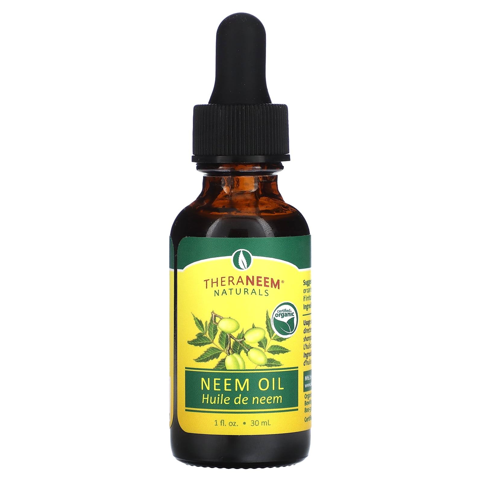 Theraneem 100% Organic Neem Oil for Healthy Skin, Hair & Nails ...