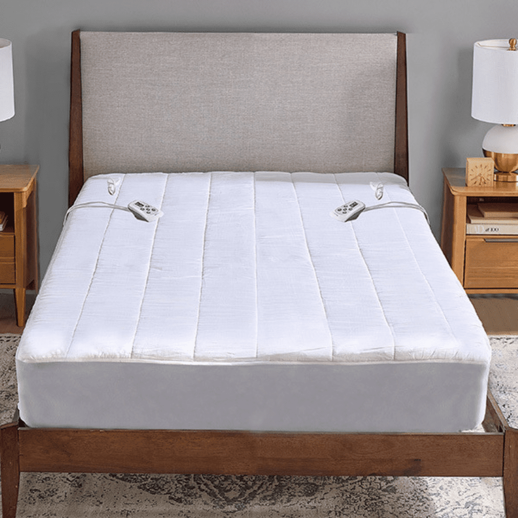 Therapedic Home Solutions Heated Mattress Pad – Plug-In Bed Warmer with ...