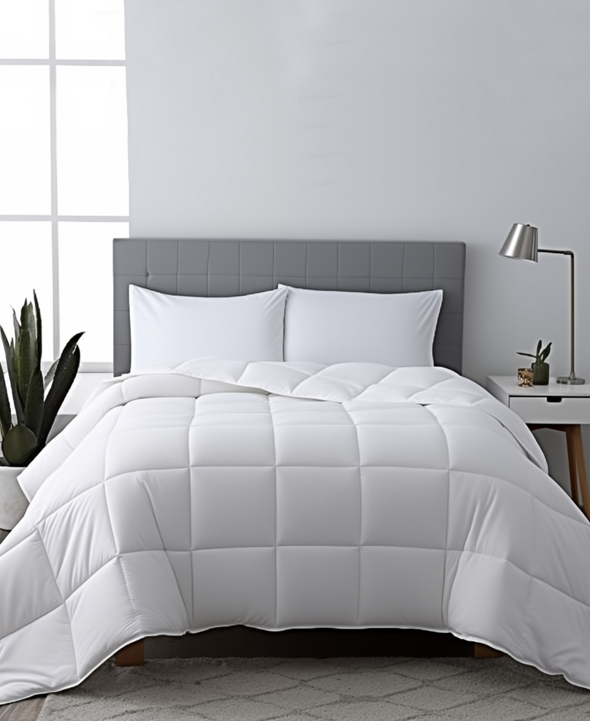 Therapedic Premier WHITE Fresh Clean All-Season Comforter, US King ...