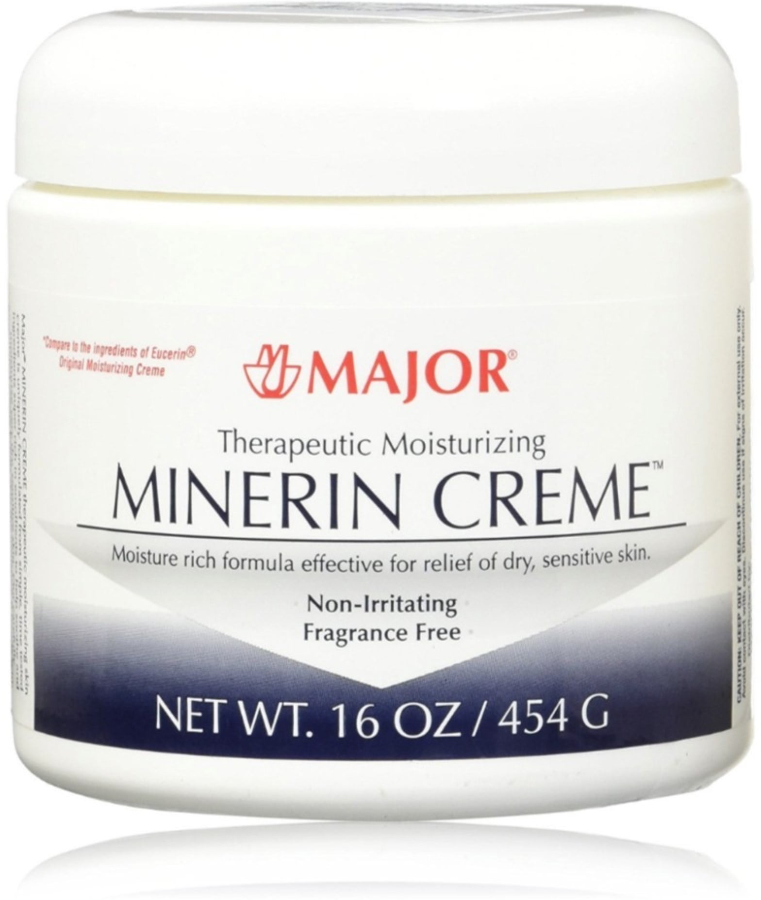 Major Pharmaceuticals Moisturizing Minerin Cream 16oz for Dry ...
