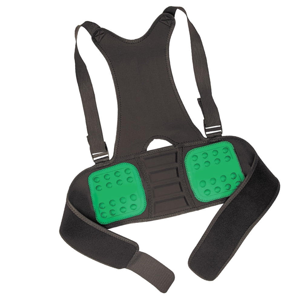 Therapeutic Posture Magic Back Support with Adjustable Straps, Black ...