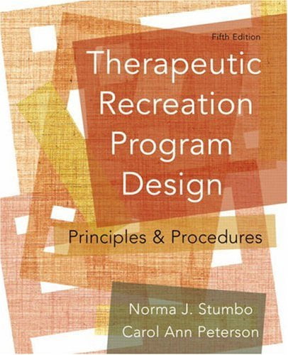 Pre-Owned Therapeutic Recreation Program Design: Principles and ...