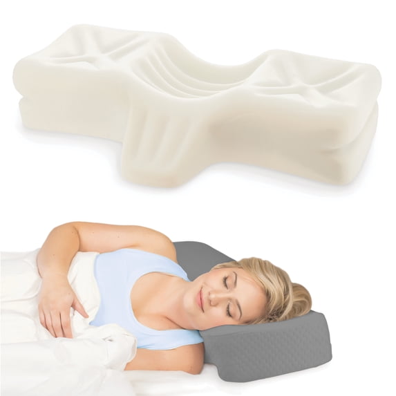 Therapeutica Cervical Orthopedic Foam Pillow - Neck Support Pillow for ...