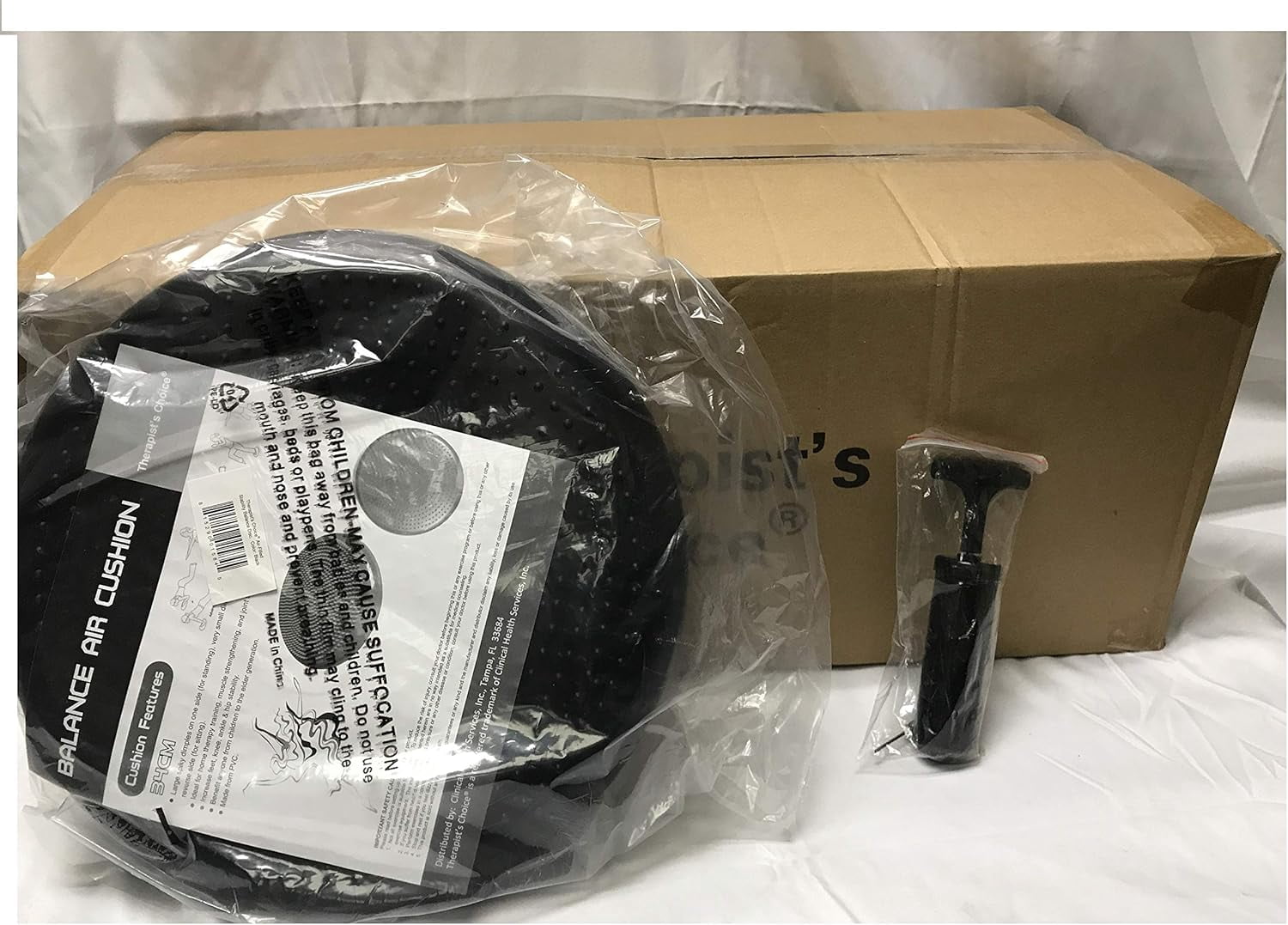 Therapist’s Choice Inflated Air-Filled Stability Balance Disc, Case of ...