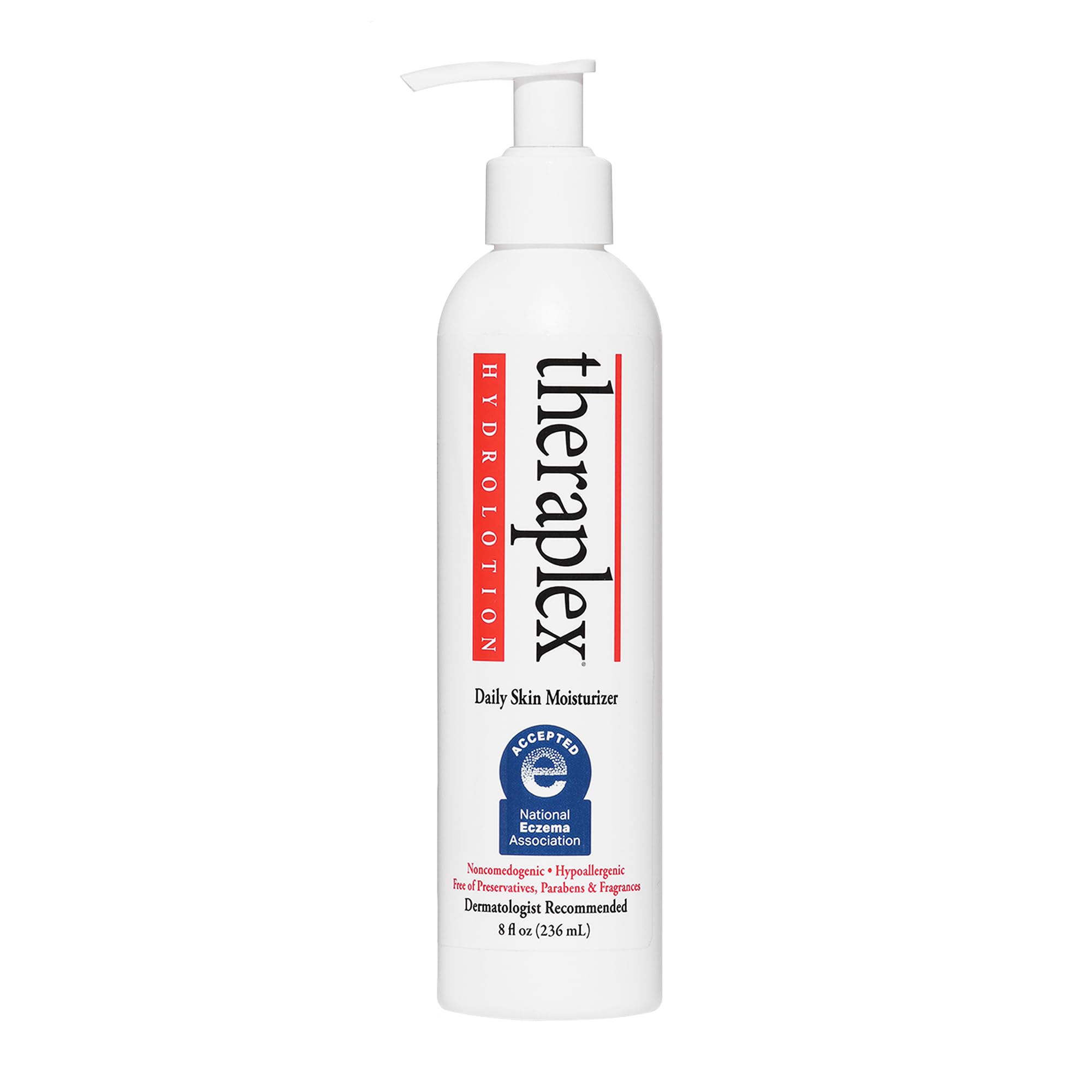 Theraplex Hydro Lotion (8 oz) - No Parabens or Preservatives, Noncomedogenic, and Hypoallergenic ...