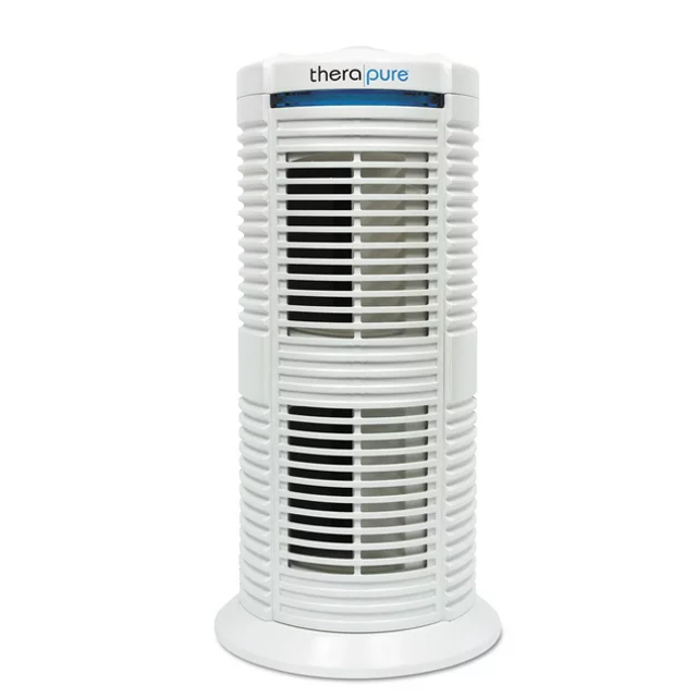 Therapure 220H UV Germicidal HEPA Style Air Purifier 3-Speed White ...