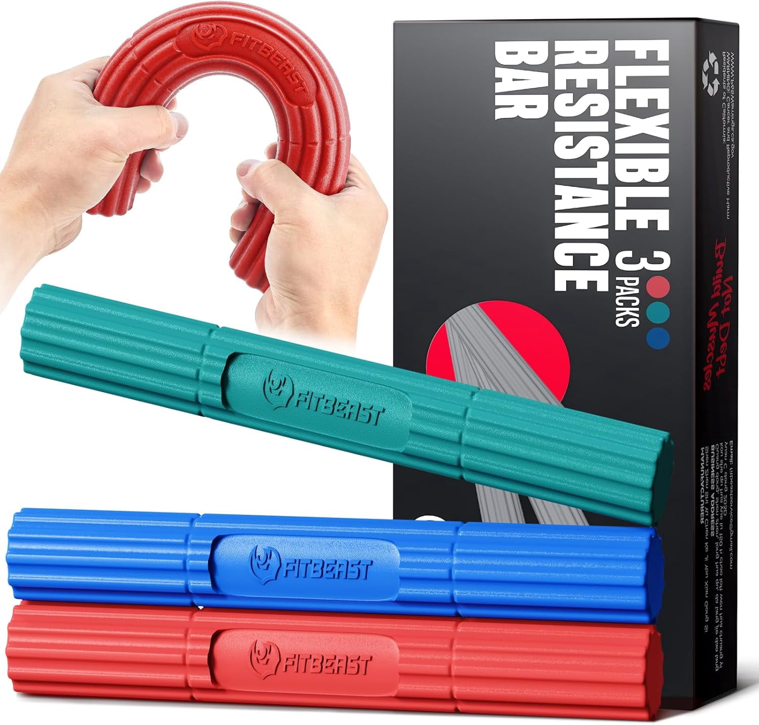 Therapy Bar - Ideal for Relieve Tendonitis Pain & Improve Grip Strength ...