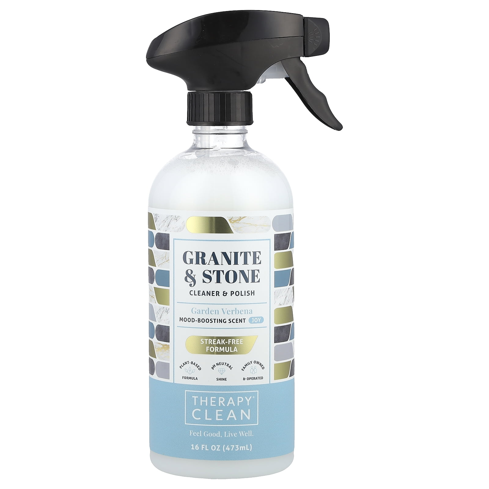 Therapy Clean Granite & Stone, Cleaner & Polish, Garden Verbena , 16 fl ...