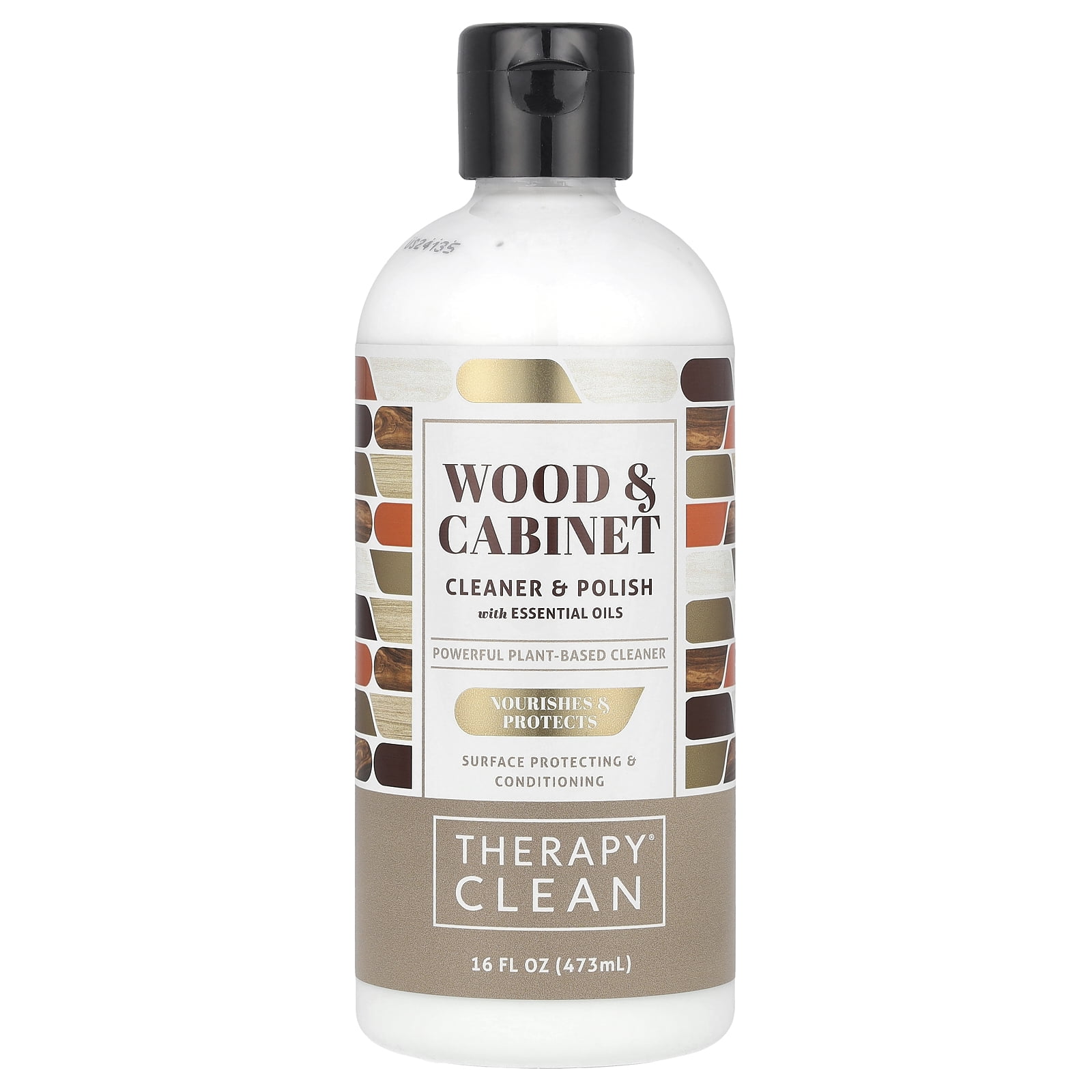 Therapy Clean Wood and Cabinet Cleaner, Polish with Essential Oils, 16 ...