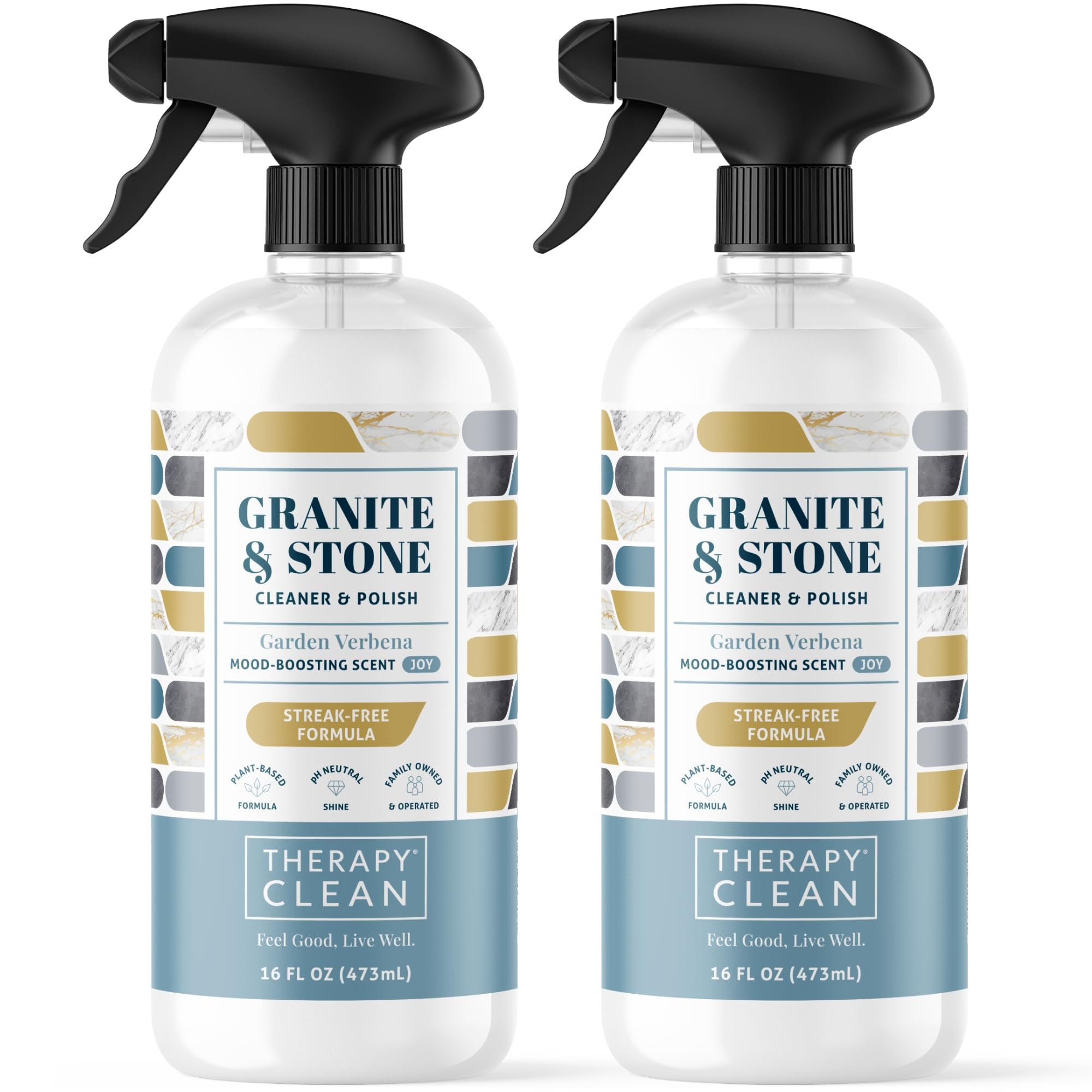Therapy Granite Cleaner & Polish (2 Pack) - Granite Countertop Cleaner ...